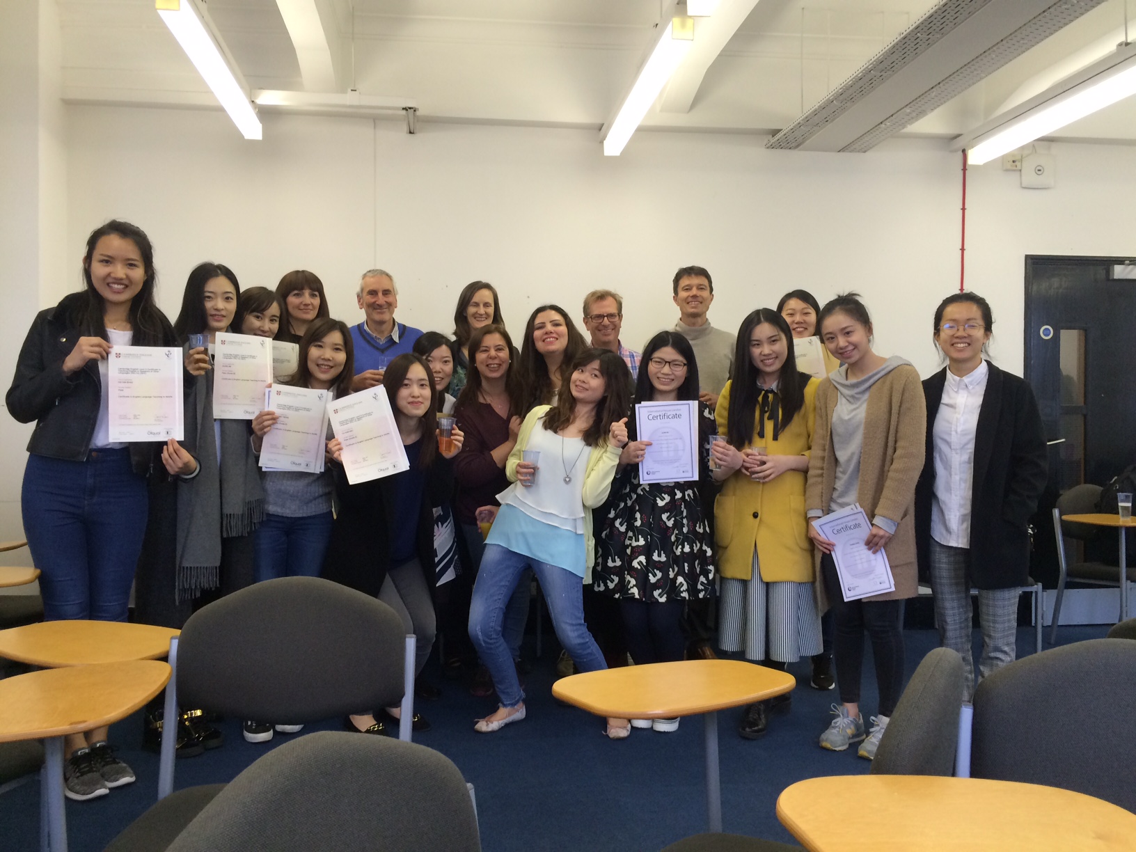 MA TESOL Certificate presentation takes place at King's College London ...